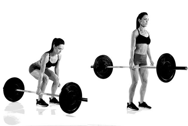One-Arm Barbell Deadlift