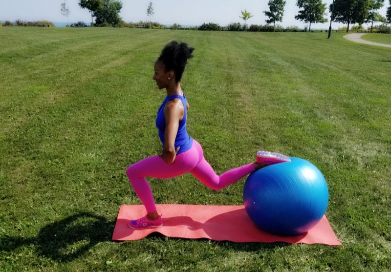 Lower-Body Stability-Ball Workout
