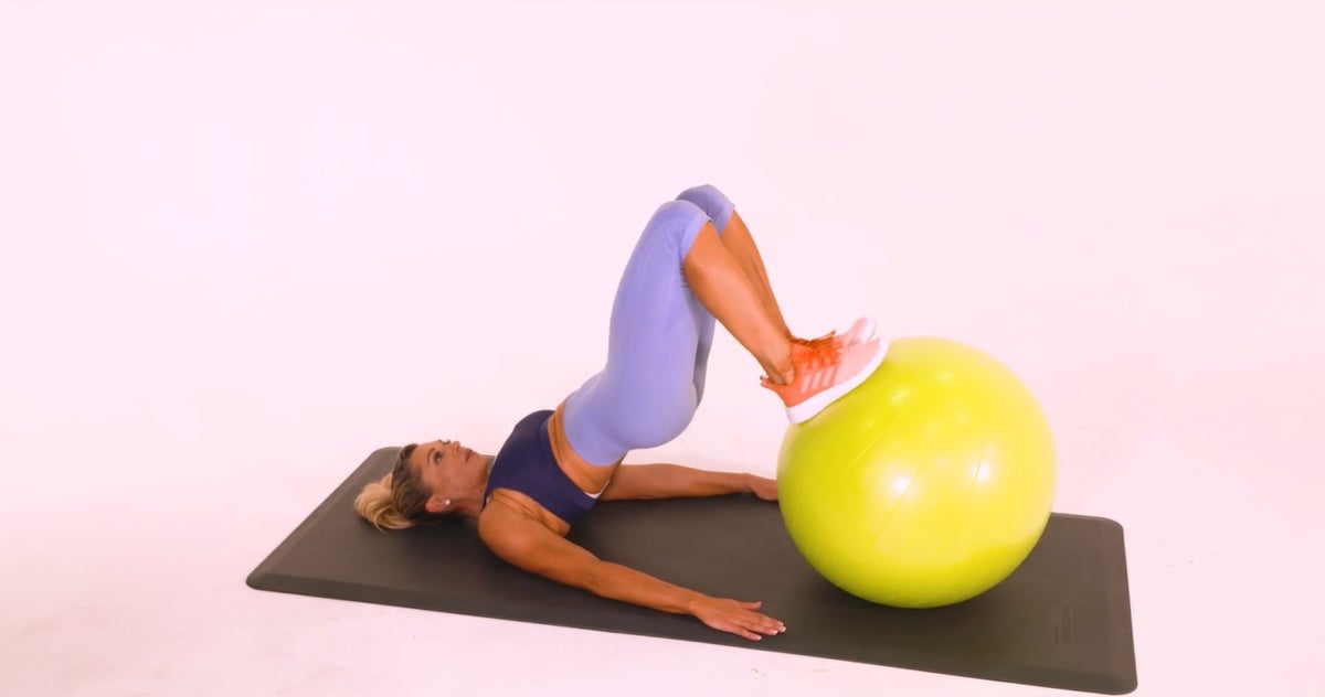 Stability-Ball Hamstring Curl - Oxygen Mag