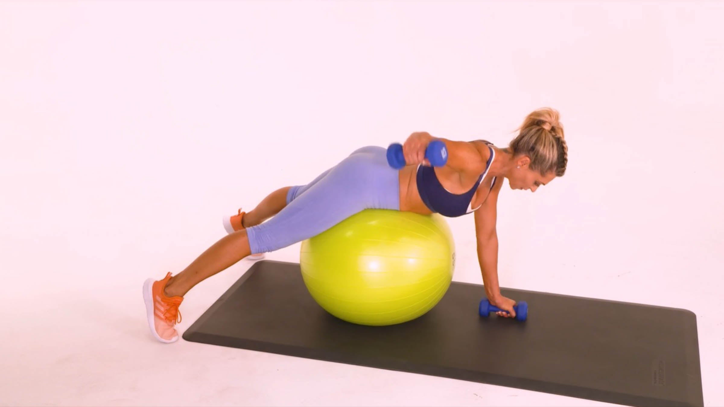 Stability-Ball Prone Alternating Rear Delt Fly - Oxygen Mag