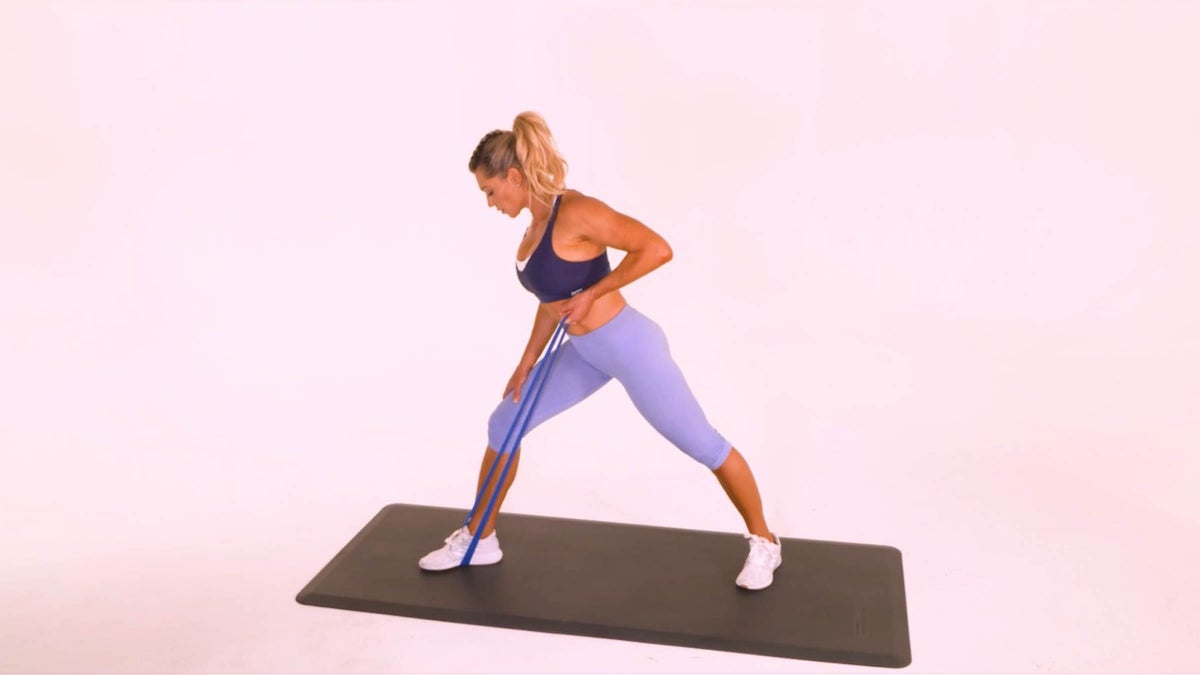 Banded One-Arm Cross-Body Row - Oxygen Mag