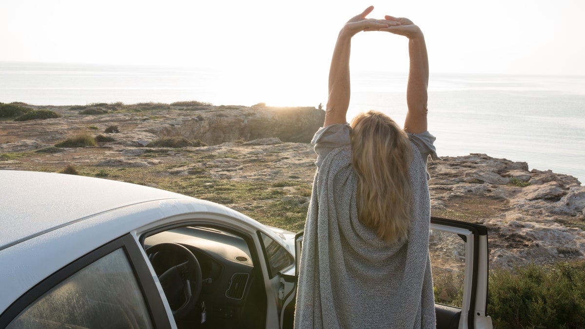 5 Seated Stretches to Do While Traveling - Oxygen Mag